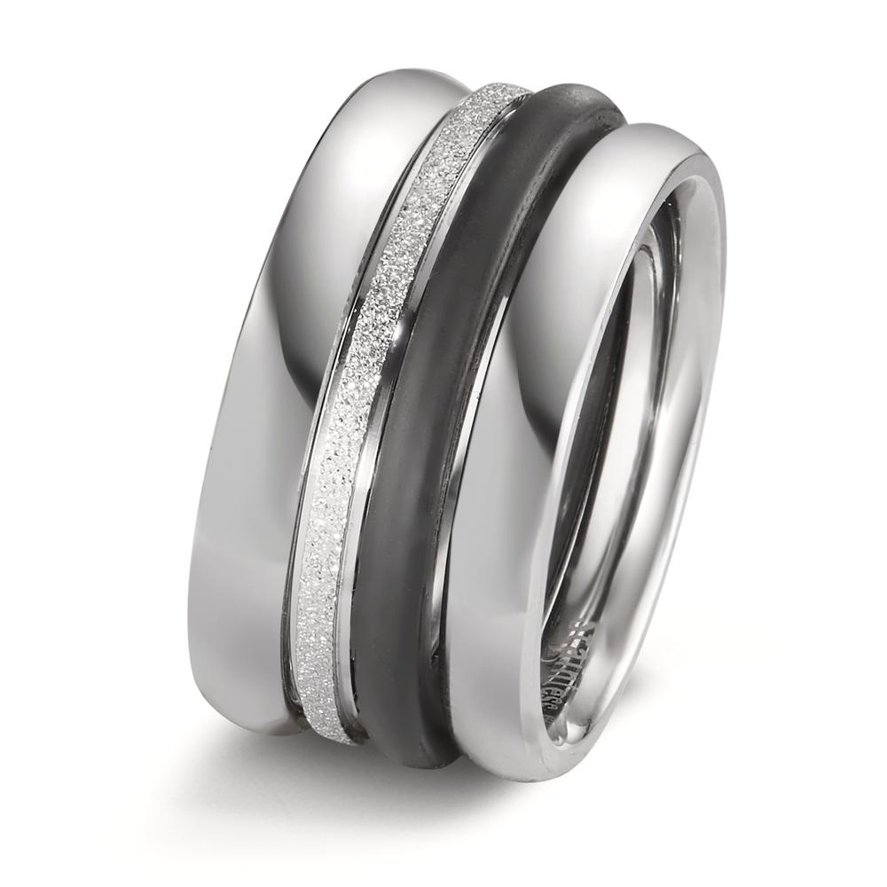 Bague Acier inoxydable, Carbone – Urech Bijoutier Suisse
